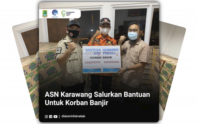 ASN Karawang Salurkan Bantuan Untuk Korban Banjir | Situs Resmi - Pemerintah Daerah Kabupaten ...